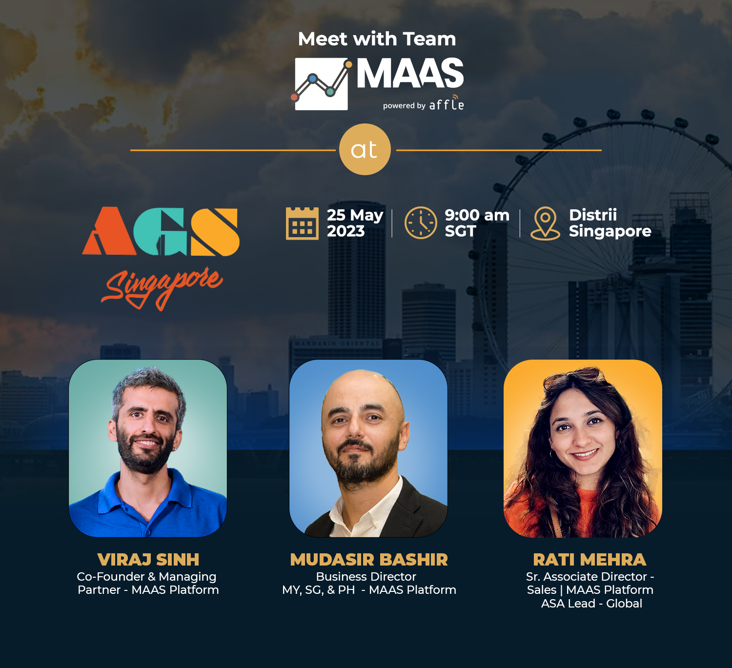 Meet team MAAS at App Growth Summit Singapore