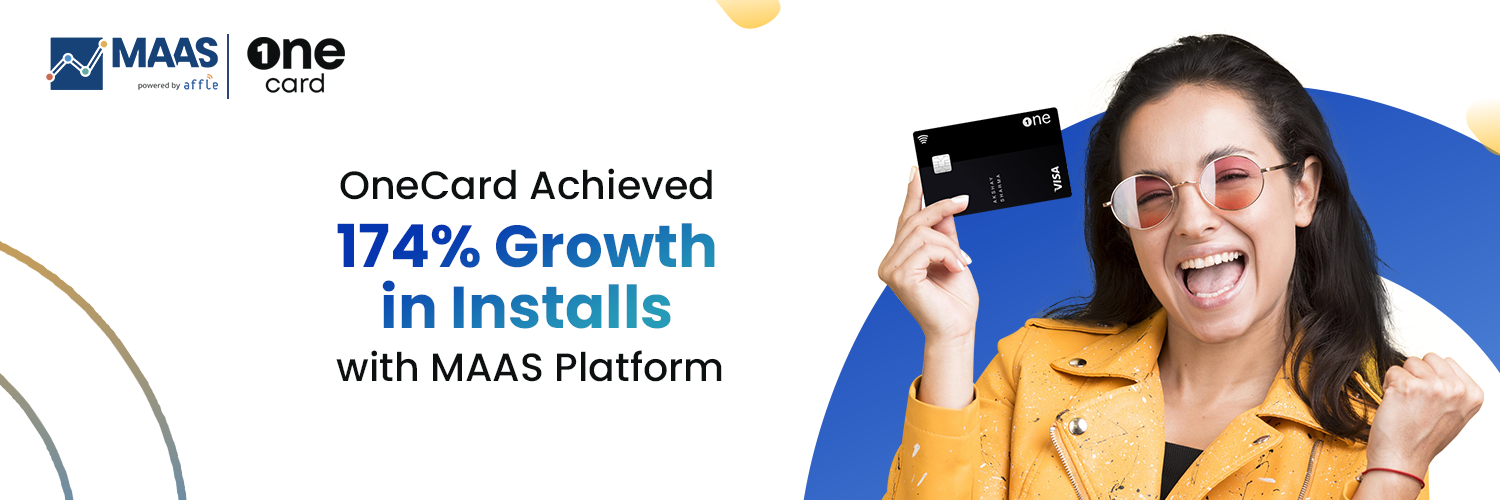 OneCard Achieved 174% Growth in Installs with MAAS Platform